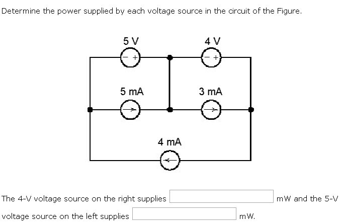 Solved Determine the power supplied by each voltage source | Chegg.com