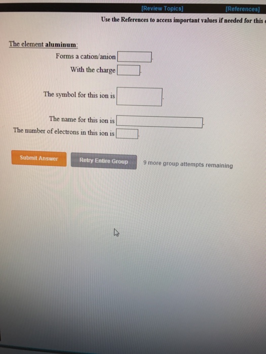 Solved Review Topics) Refere Use the References to access | Chegg.com