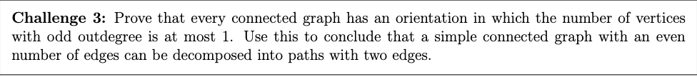 Solved Challenge 3: Prove that every connected graph has an | Chegg.com