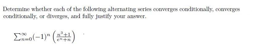 Solved Determine whether each of the following alternating | Chegg.com