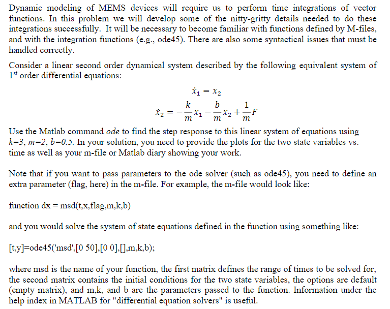 Solved In your solution, you need to provide the plots for | Chegg.com