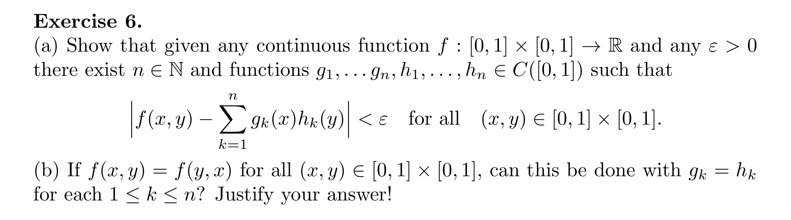 (Please only do part 2) Show that given any | Chegg.com