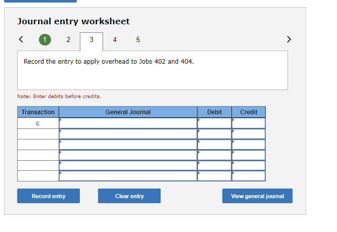 Solved Problem 19-3A (Algo) Computing and recording job | Chegg.com