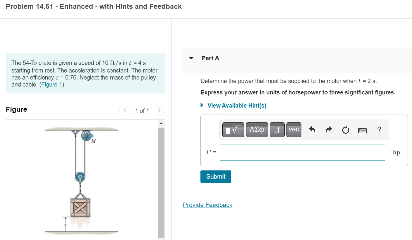 Solved Problem 14.61 - Enhanced - with Hints and Feedback | Chegg.com
