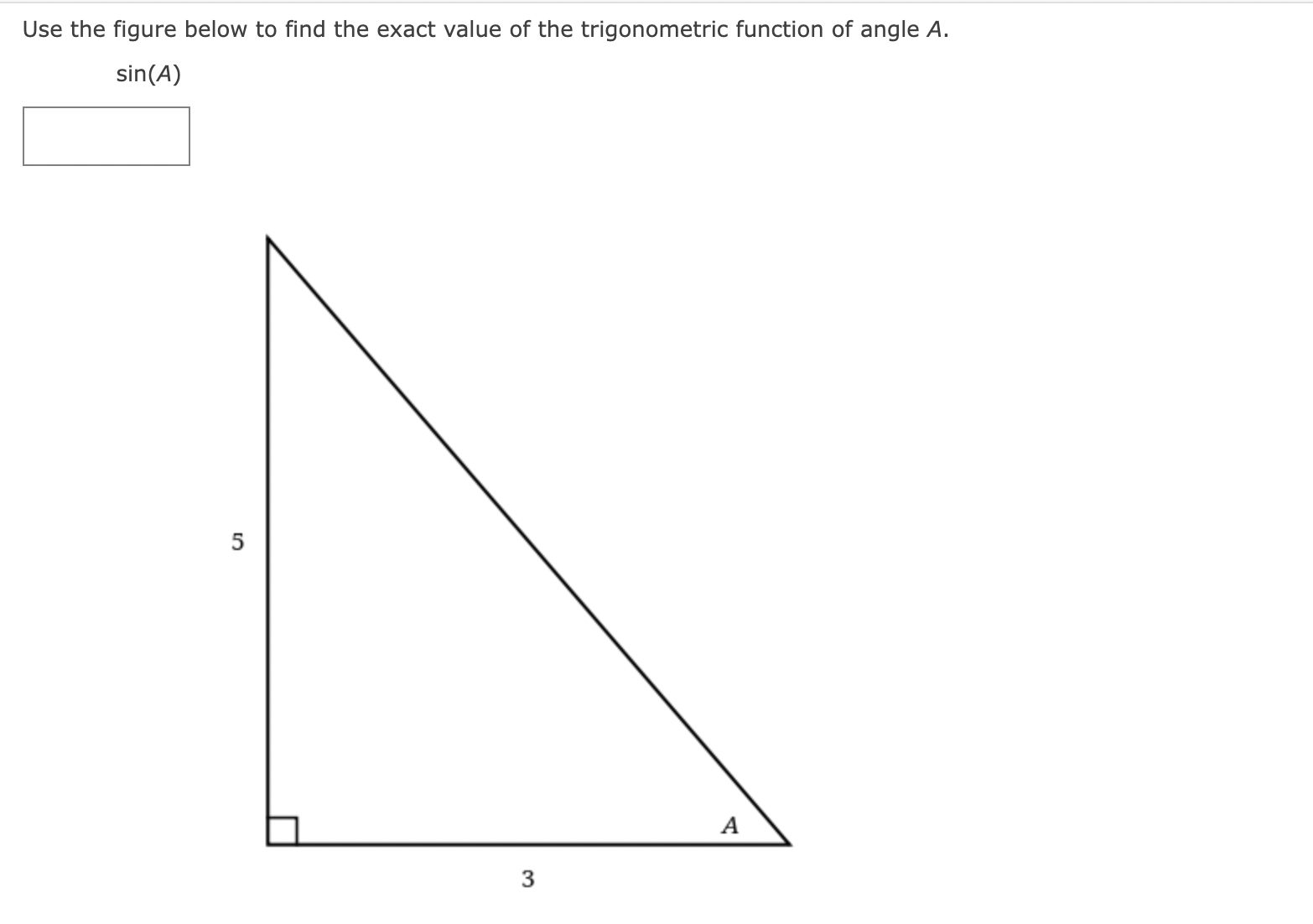 Solved Use the figure below to find the exact value of the | Chegg.com