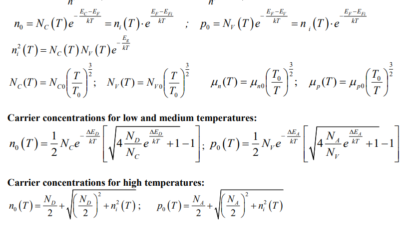 Solved Q2. The impurity doping concentrations in a silicon | Chegg.com