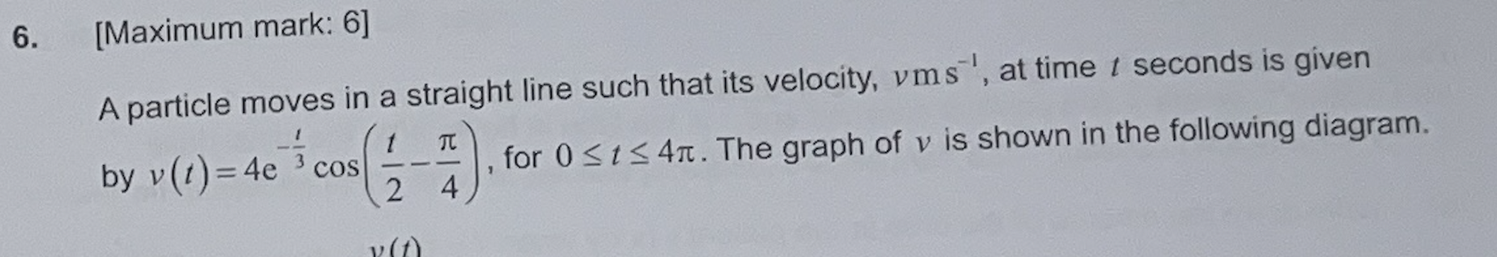 Solved A particle moves in a straight line such that its | Chegg.com