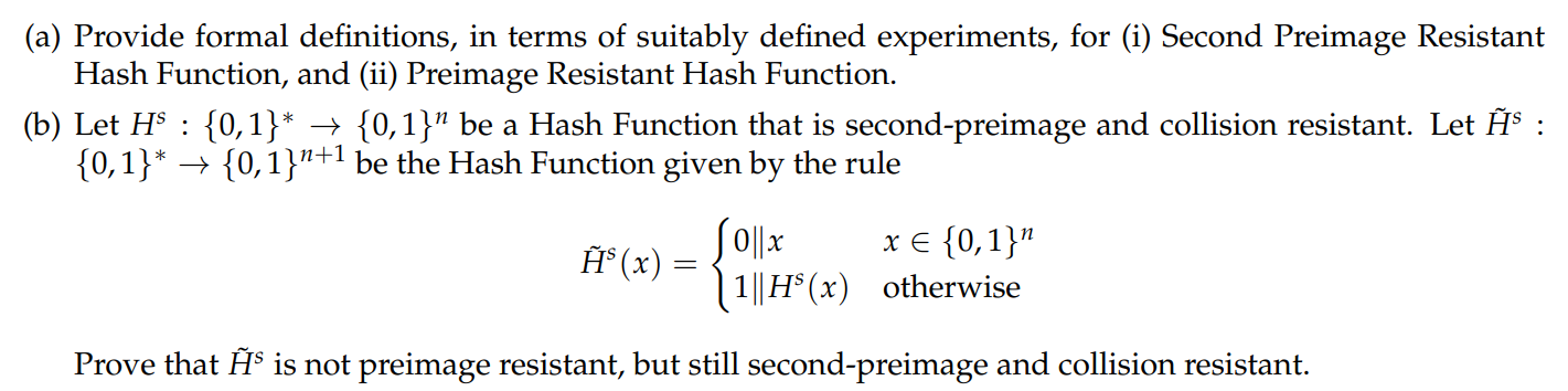 Solved a) Provide formal definitions, in terms of suitably | Chegg.com