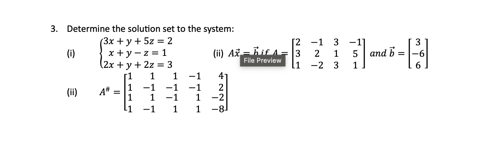 Determine the solution set to the | Chegg.com