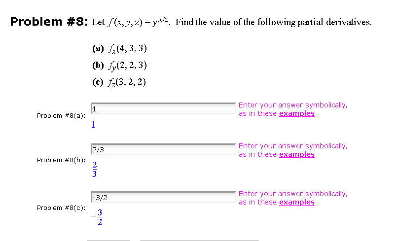 Solved PLEASE, enter the answer symbolically, meaning, some | Chegg.com