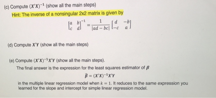 Solved Consider the simple linear regression model: which | Chegg.com