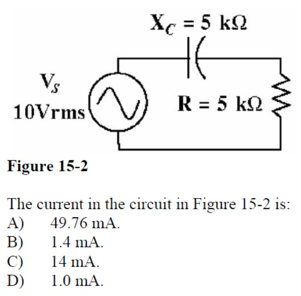 Solved rigure 15−2 The current in the circuit in Figure 15-2 | Chegg.com