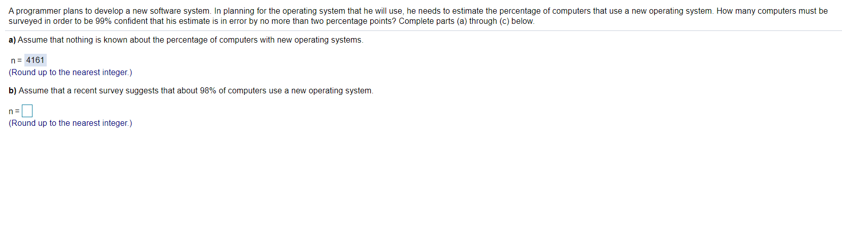 Solved A programmer plans to develop a new software system. | Chegg.com