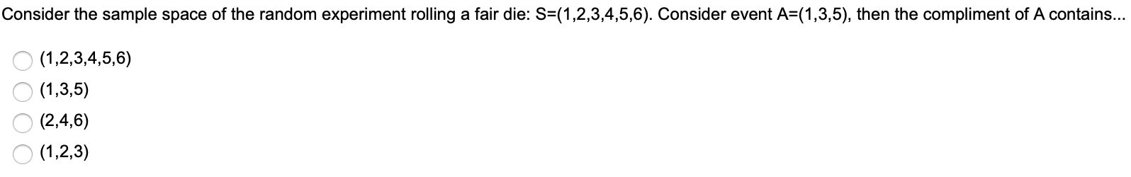 Solved Consider the sample space of the random experiment | Chegg.com
