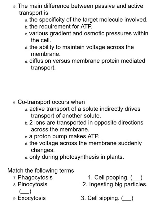 Solved The main difference between passive and active | Chegg.com