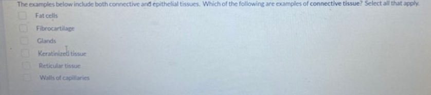 Solved The examples below include both connective and | Chegg.com