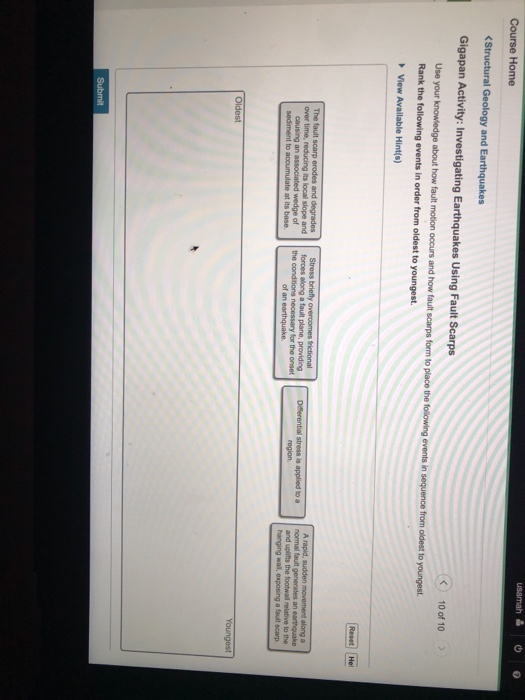 Solved From oldest to youngest | Chegg.com