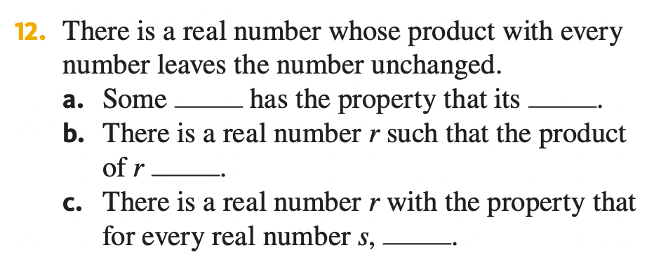 Solved In each of 8-13, fill in the blanks to rewrite the | Chegg.com