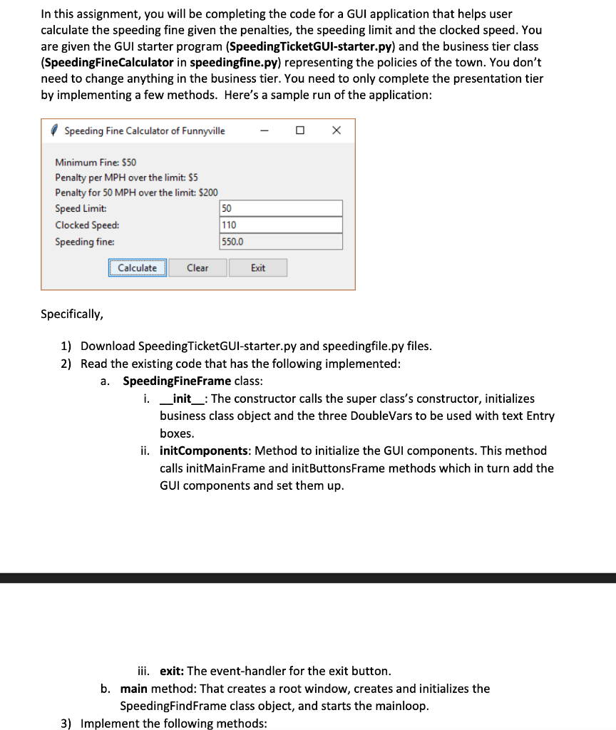 In this assignment, you will be completing the code | Chegg.com