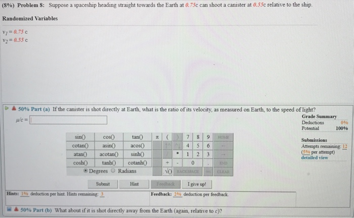 Solved Suppose A Spaceship Heading Straight Towards The