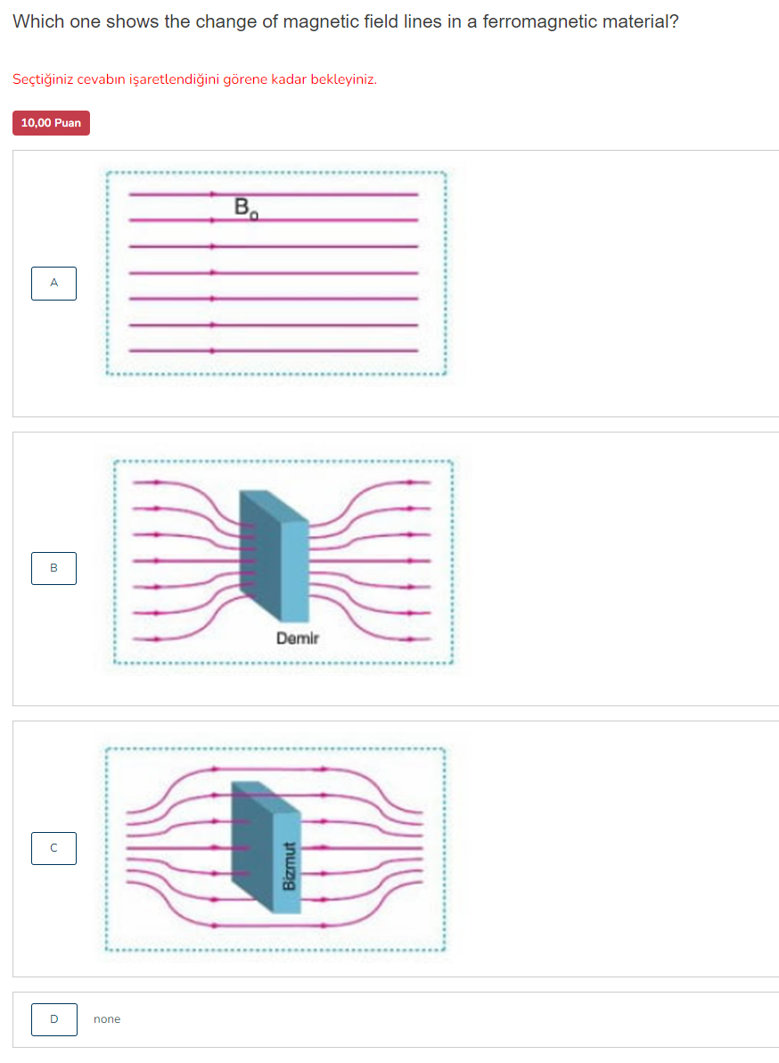 Solved Which one shows the change of magnetic field lines in | Chegg.com