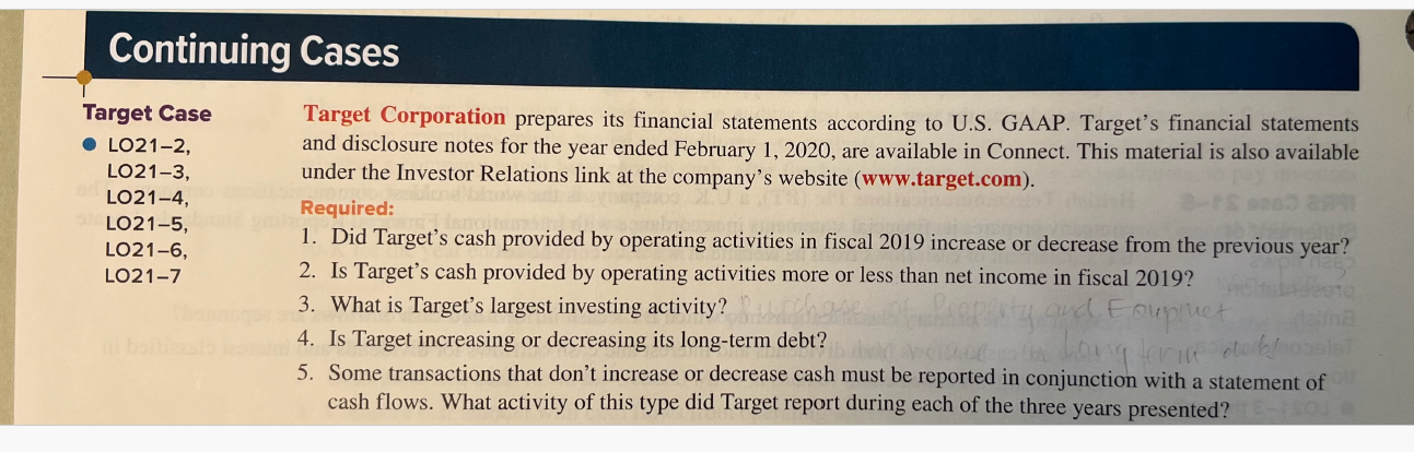 Solved Target Corporation prepares its financial statements | Chegg.com