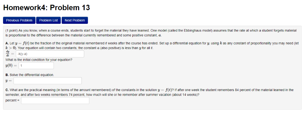 Solved Homework4: Problem 13 Previous Problem Problem List | Chegg.com