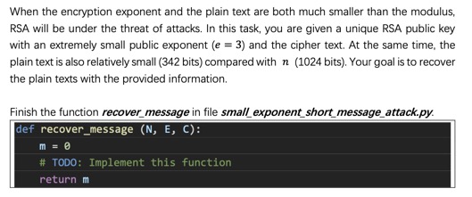 Solved When the encryption exponent and the plain text are | Chegg.com