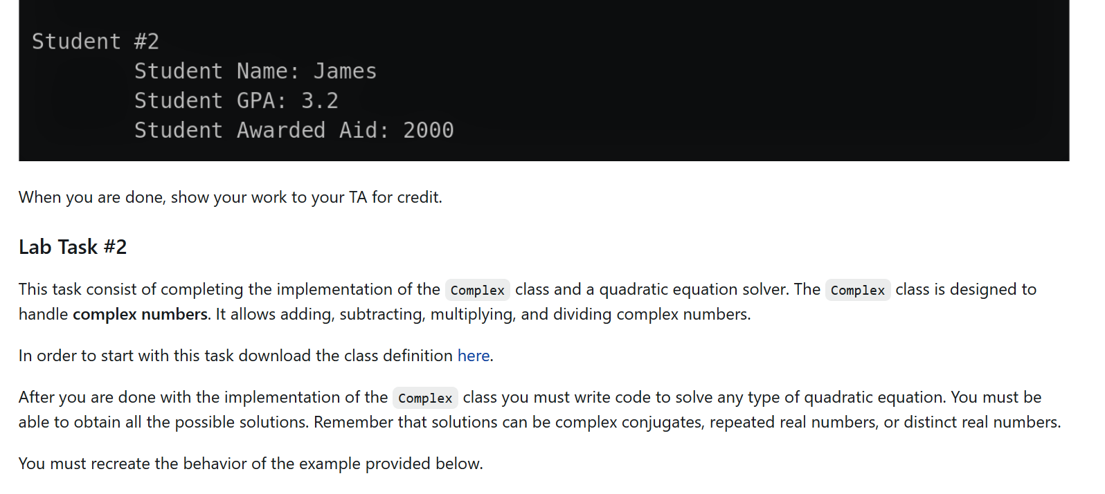 Solved Lab: Operator Overloading Overview In this lab you | Chegg.com