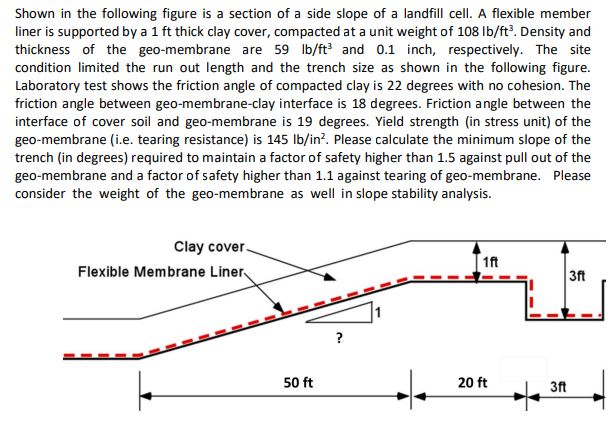 Shown in the following figure is a section of a side | Chegg.com
