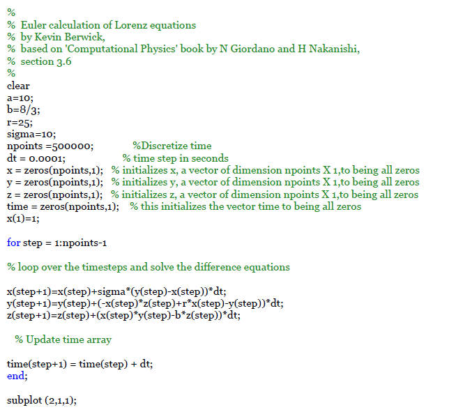 Solved MATLAB I want a detailed explanation of the code, how | Chegg.com