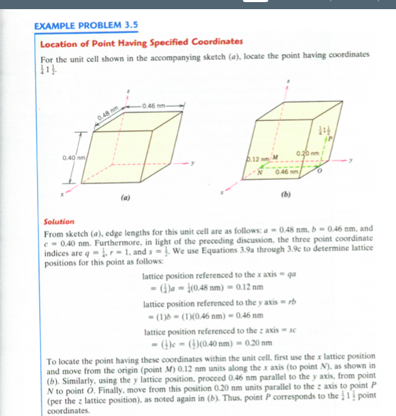 Solved 3. a.) If a tetragonal unit cell has edge lengths of | Chegg.com