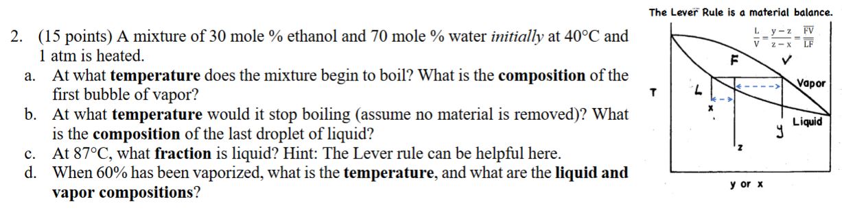 Solved (20 ﻿points) ﻿Use a DePriester chart to generate a | Chegg.com