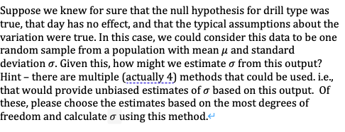 Enclosed is the JMP output from analysis of a | Chegg.com