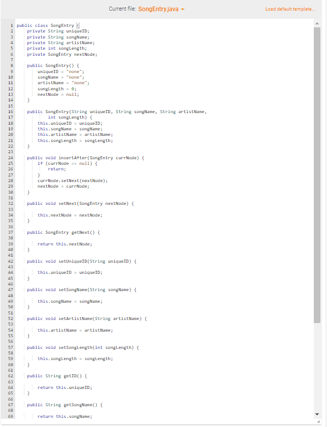 13.7 LAB: Program: Playlist with ArrayList *You will | Chegg.com