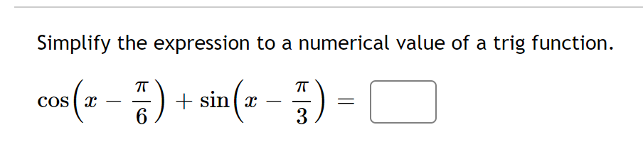 Solved Simplify the expression to a numerical value of a | Chegg.com