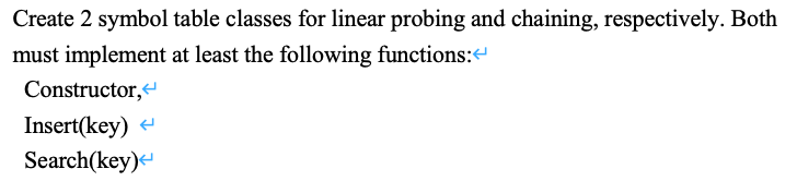 Solved Write a C++ program to implement two simple symbol | Chegg.com