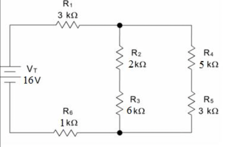 Solved The current through the resistor R5 of the network | Chegg.com