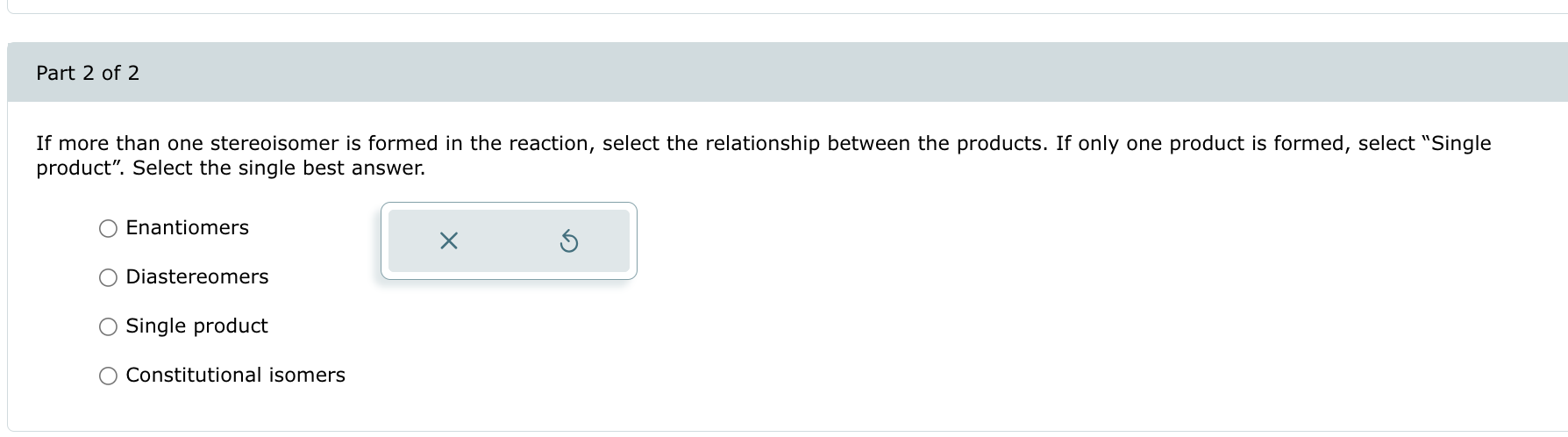 Solved Consider the following compound: Part 1 of 2 Given | Chegg.com
