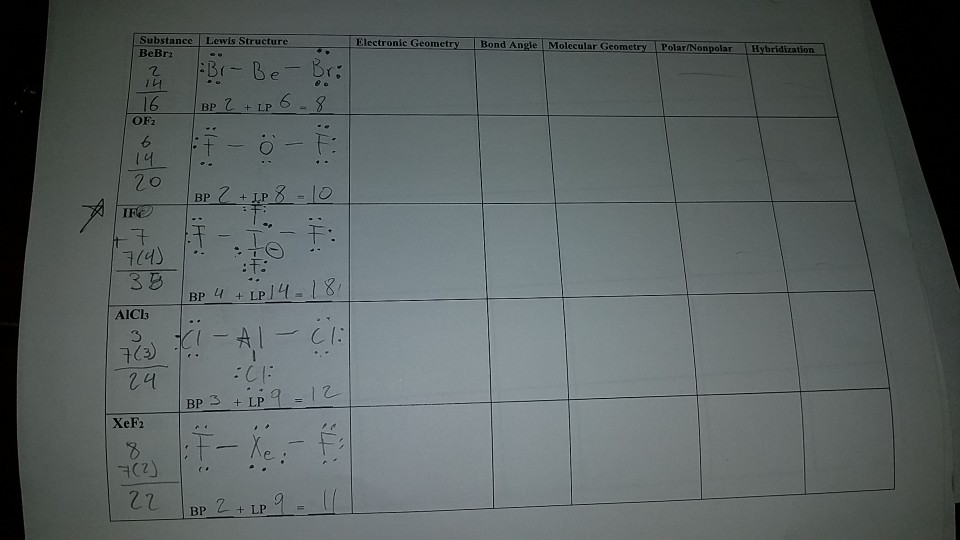 Bebr2 Lewis Structure