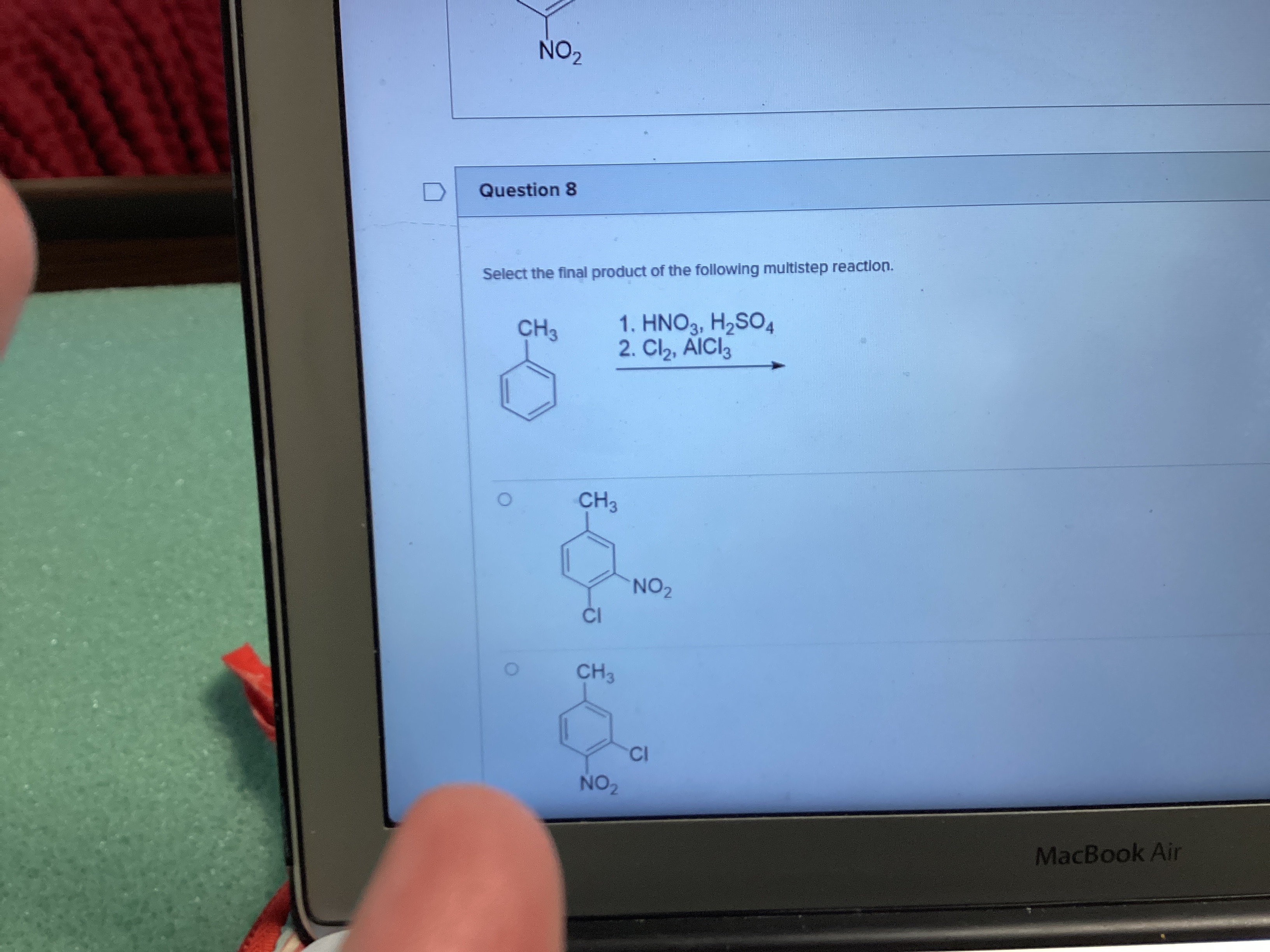 Solved So it’s the final product of the following multi step | Chegg.com