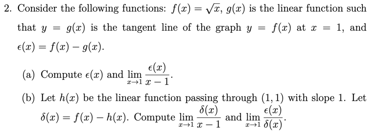 Solved Consider the following functions: f(x)=x,g(x) is the | Chegg.com