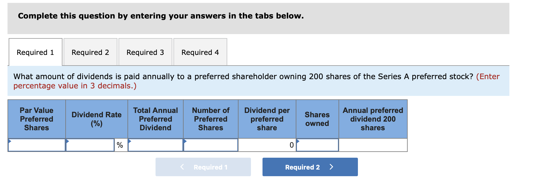 Solved Exercise 18-8 (Algo) Reporting preferred shares | Chegg.com