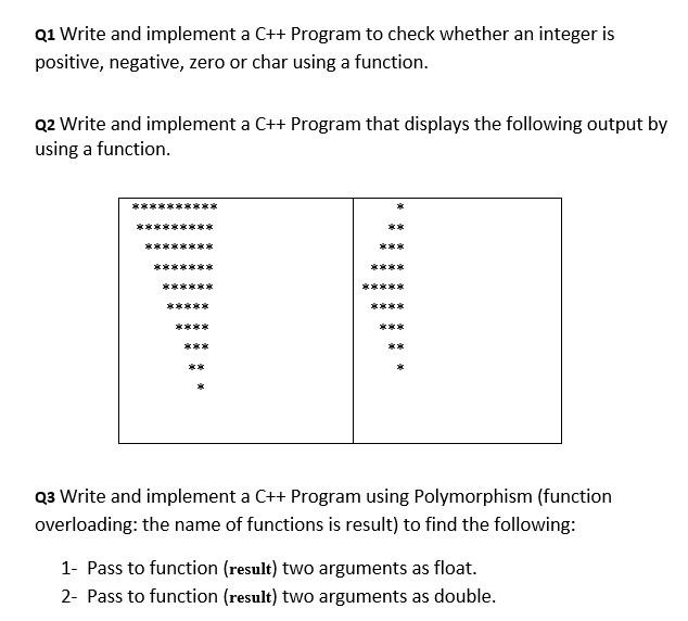 Solved Q1 Write And Implement A C Program To Check Whether 0589