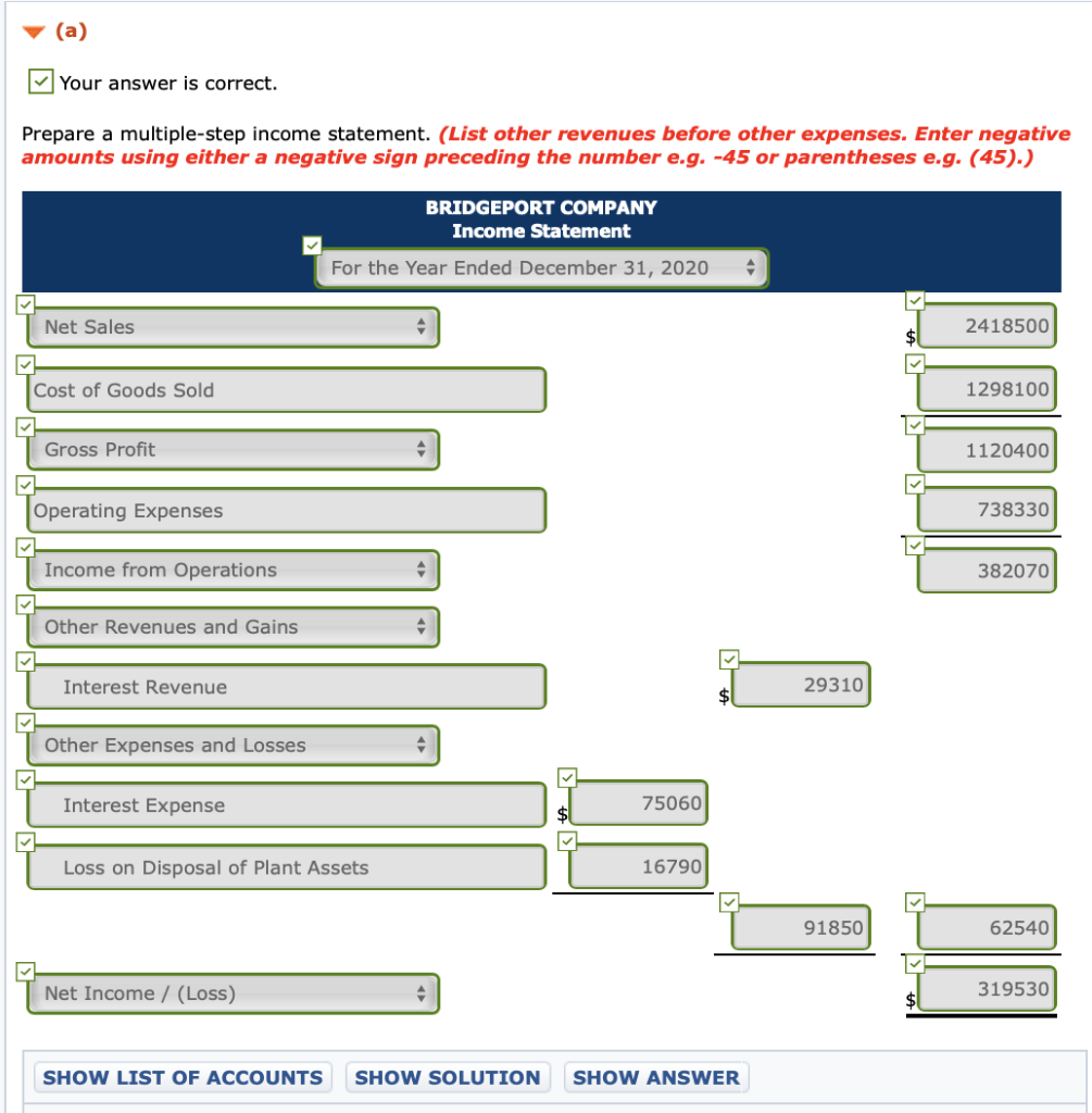 Solved Exercise 5-10 a-c (Part Level Submission) (Video) In | Chegg.com