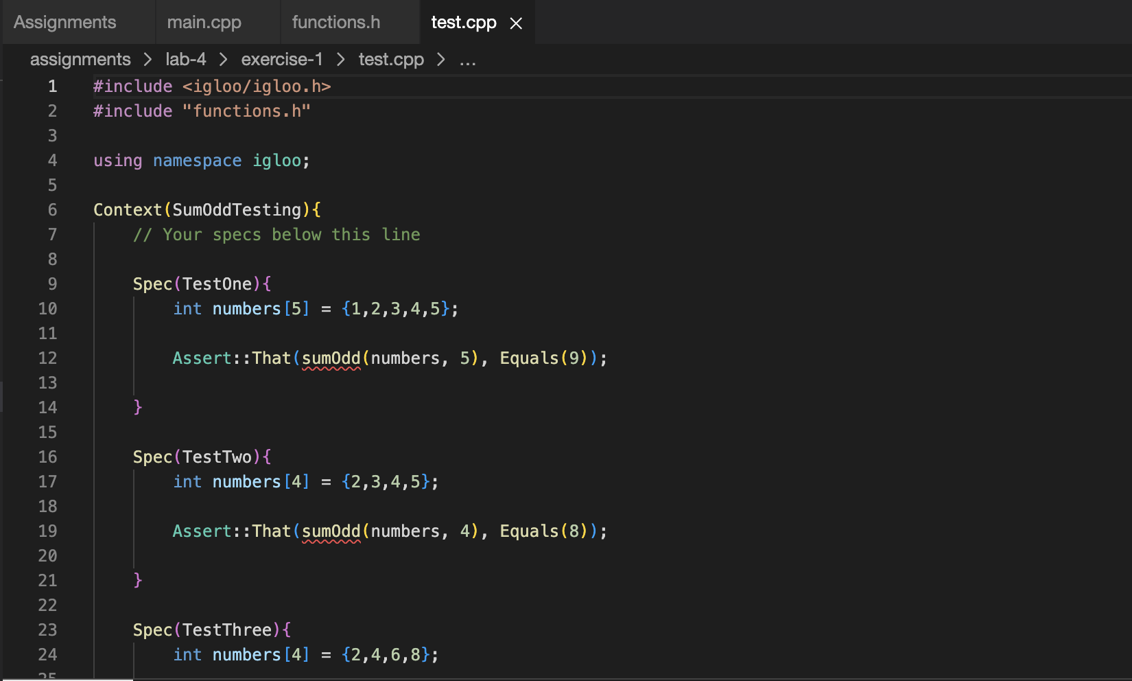 Solved 1. Adding Up Odd Numbers In this exercise, you will | Chegg.com