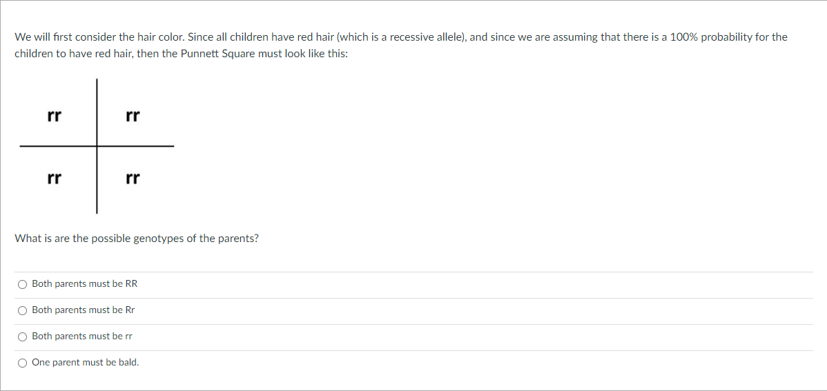 Solved By now, you should be comfortable using a Punnett | Chegg.com