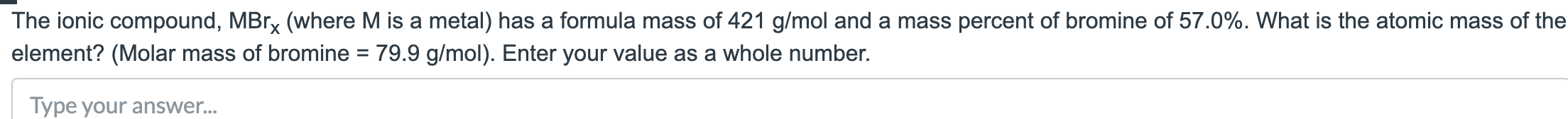 Solved Given the empirical formula, C6H7N, what is the | Chegg.com