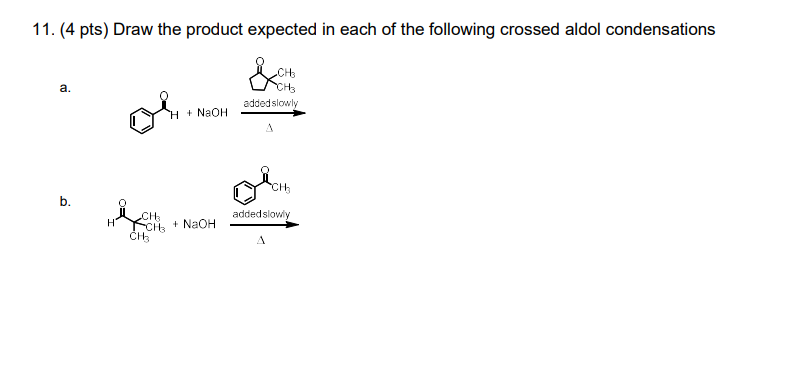 Solved Draw the product expected in each of the following | Chegg.com