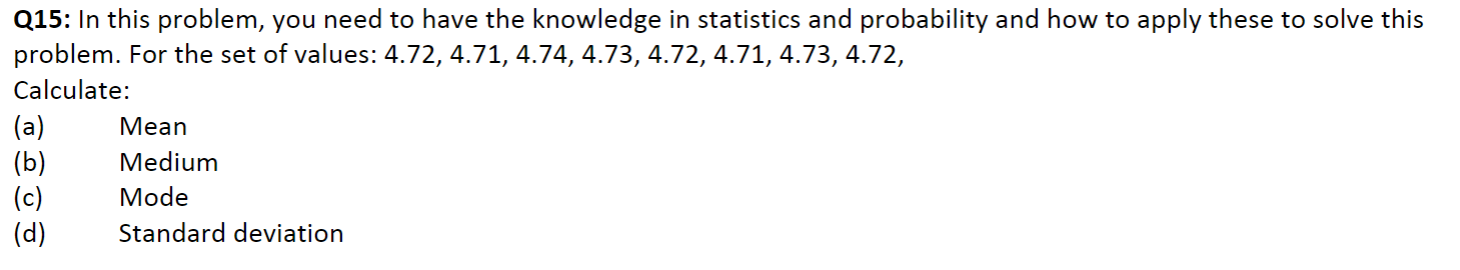 Solved Q15: In this problem, you need to have the knowledge | Chegg.com